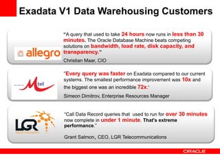 Exadata 11-2-overview-v2 11 | PPT