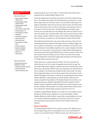 Oracle Exadata Database | PDF