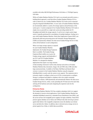 Oracle Exadata Database | PDF