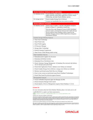 Oracle Exadata Database | PDF