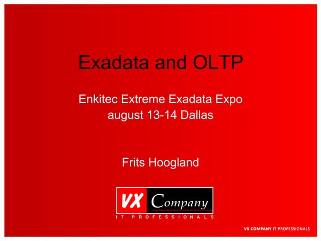 Exadata and OLTP | PPT
