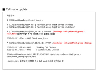 Exadata cell update | PPT