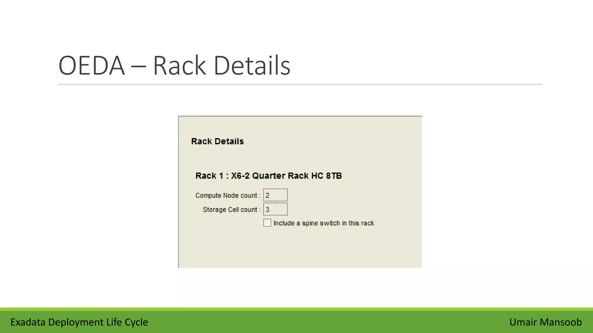 Exadata deployment life cycle | PDF