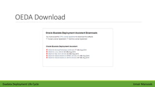 Exadata deployment life cycle | PDF