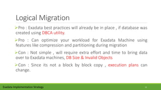 Exadata Implementation strategy | PDF