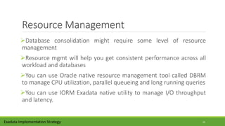 Exadata Implementation strategy | PDF