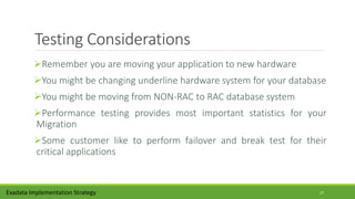Exadata Implementation strategy | PDF
