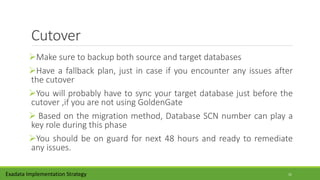 Exadata Implementation strategy | PDF