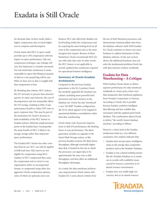 Exadata is still oracle | PDF | Databases | Computer Software and Applications