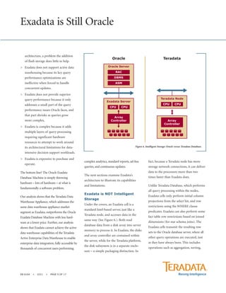 Exadata is still oracle | PDF | Databases | Computer Software and Applications