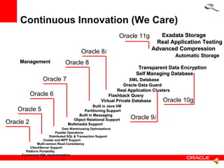 Exadata overview audio | PPT