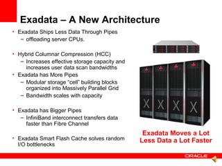 Exadata overview audio | PPT