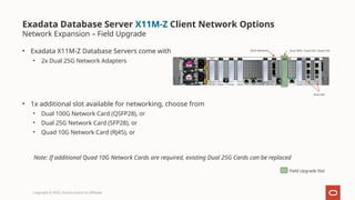 Công nghệ cao Oracle Exadata X11 cho database | PPTX
