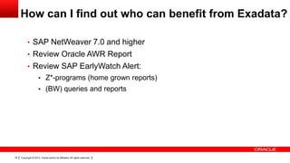 Exadata x4 for_sap | PPTX | Databases | Computer Software and Applications