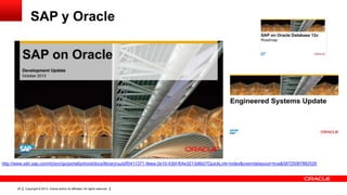 Exadata x4 for_sap | PPTX | Databases | Computer Software and Applications