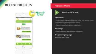 MOBILE APPLICATION | PPT