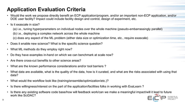 ExaLearn Overview - ECP Co-Design Center for Machine Learning | PPT