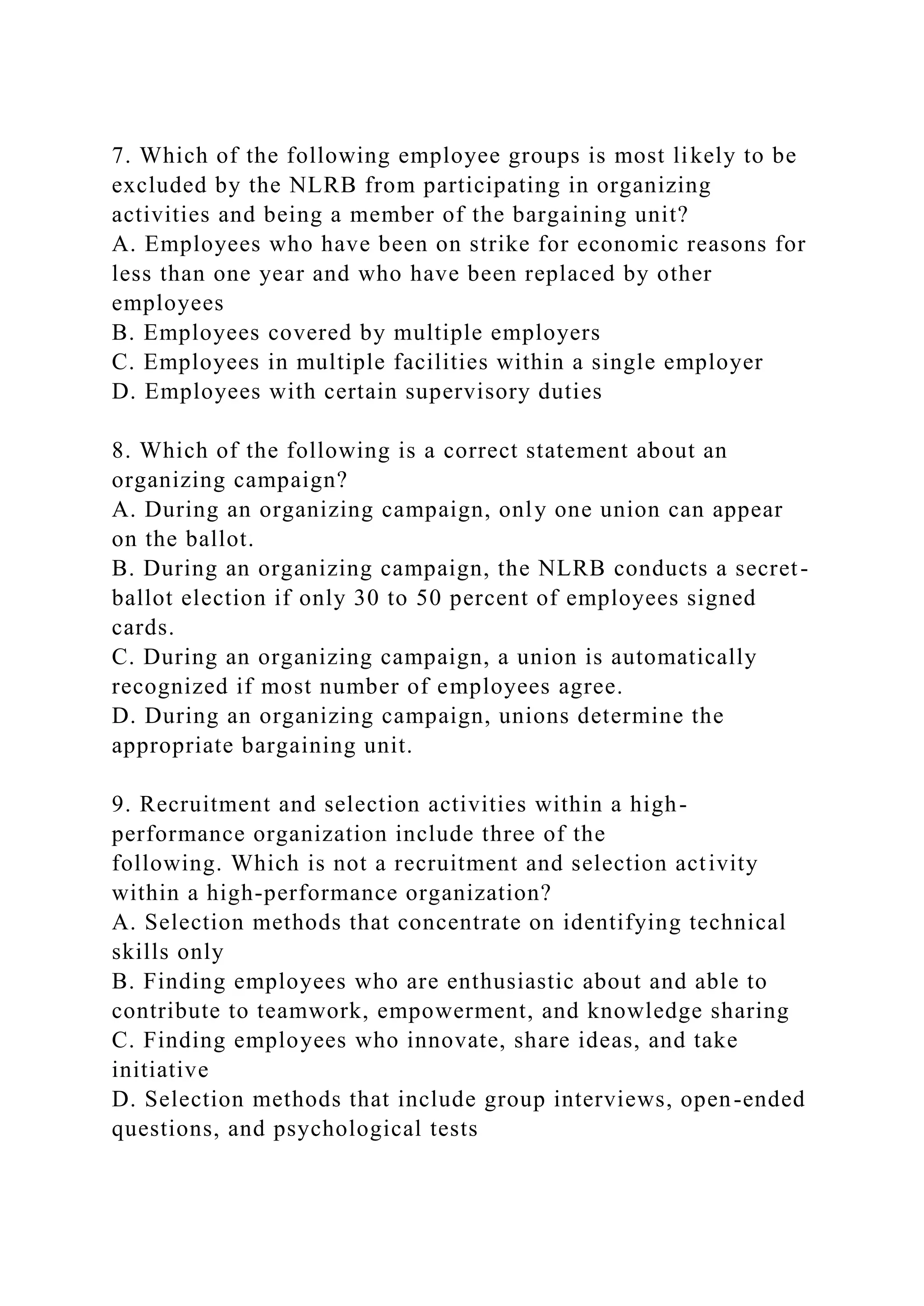 Exam - Assessing Performance, Developing Employees & Compensating.docx