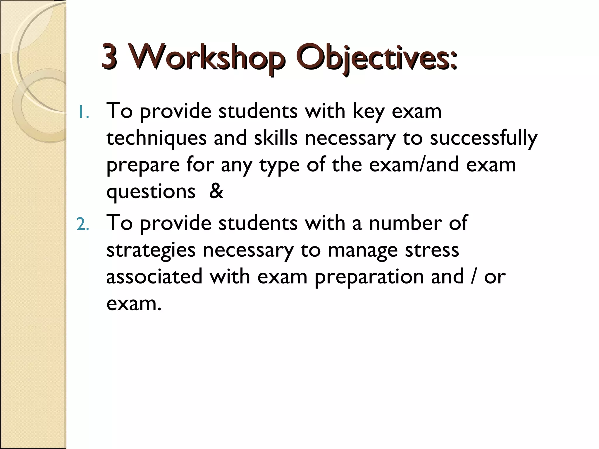 Exam Preparation | PPT