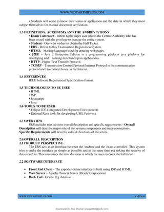 exam-registration-system.pdf very best projeect | PDF