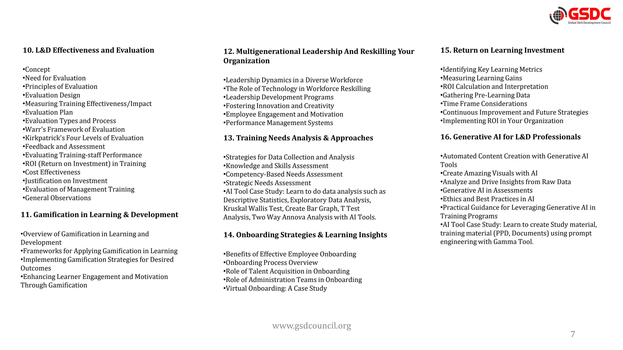 Future-Proof Your Skills with These Learning and Development Certifications | PDF