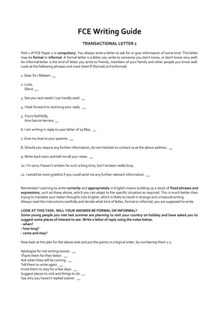 Exam writing-guides | DOC