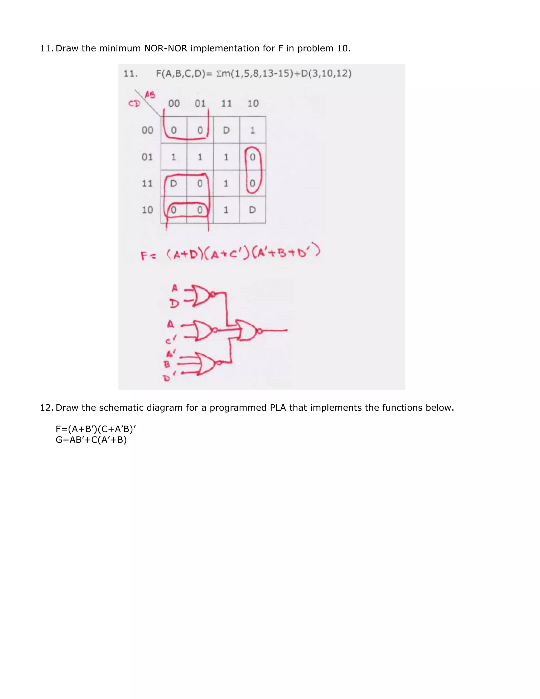 Exam1 (example with solutions) | PDF