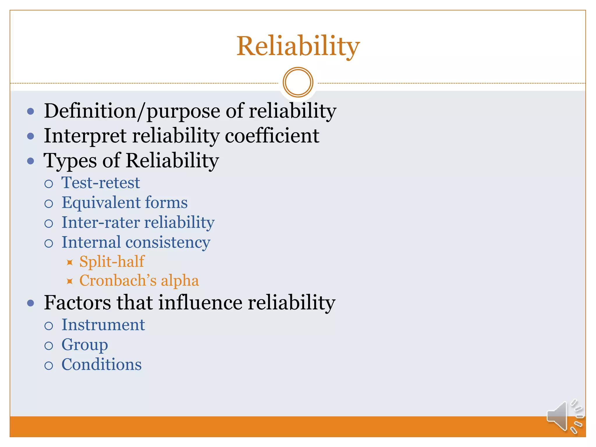 Review: Ethics, Reliability, Validity | PPSX