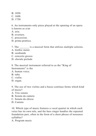 Exam 250450RR - The Middle Ages and the Renaissance 1. Who .docx