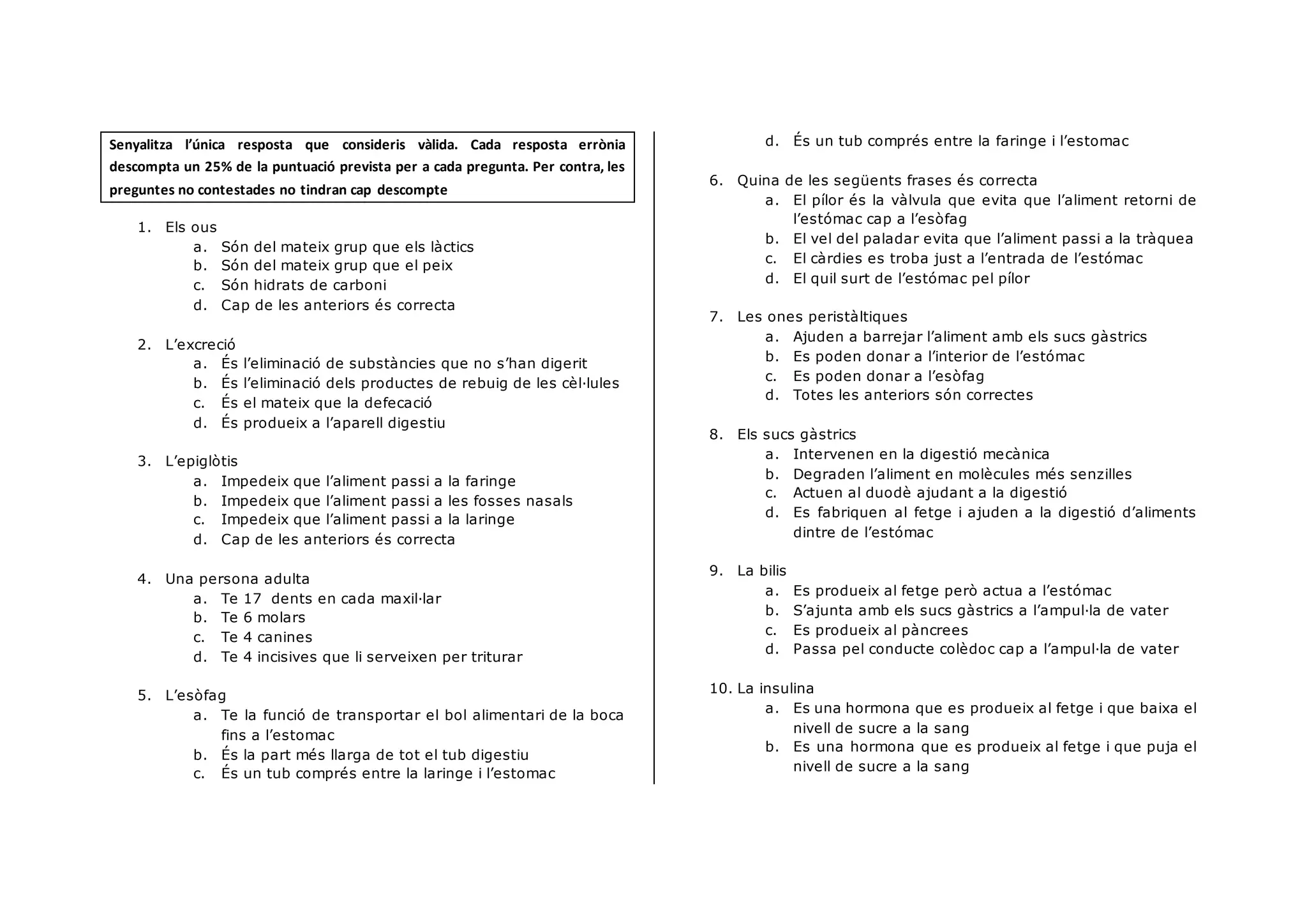 Exam 3eso 1aval | PPT