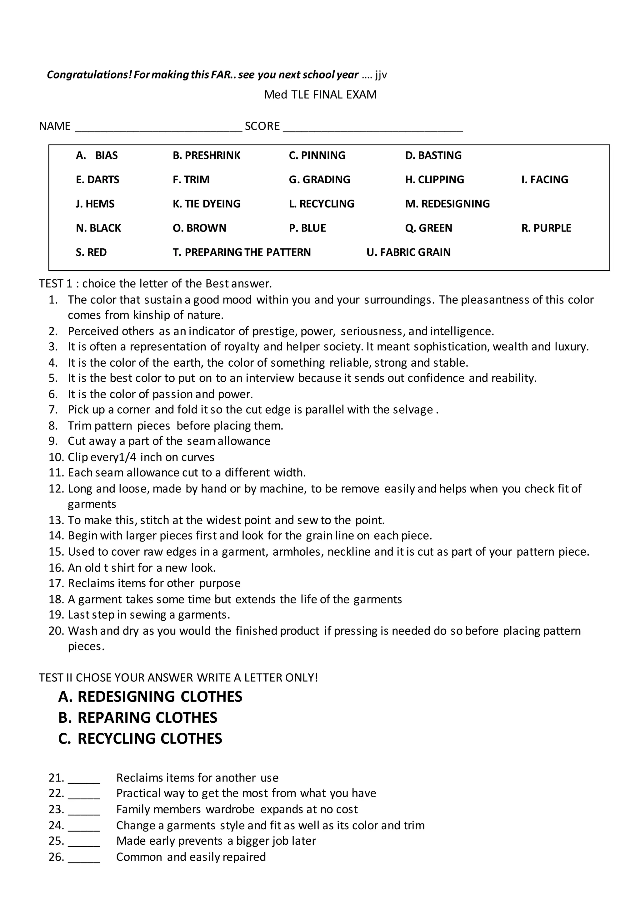 Exam 4thq css | DOCX