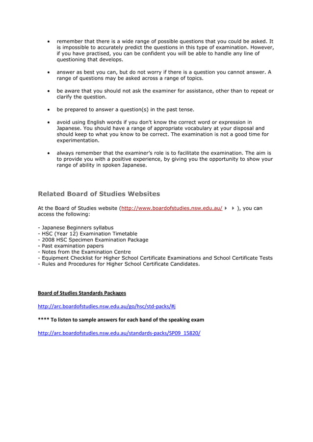 Exam advice booklet | DOCX | Educational Assessment | Education