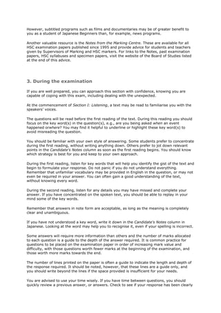 Exam advice booklet | DOCX | Educational Assessment | Education