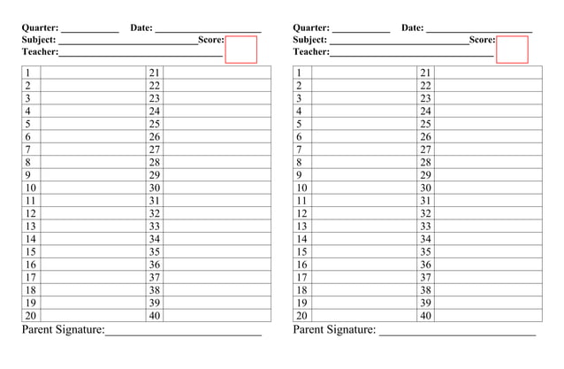 Exam Booklet for the 1st to 4th quarter examination | DOCX