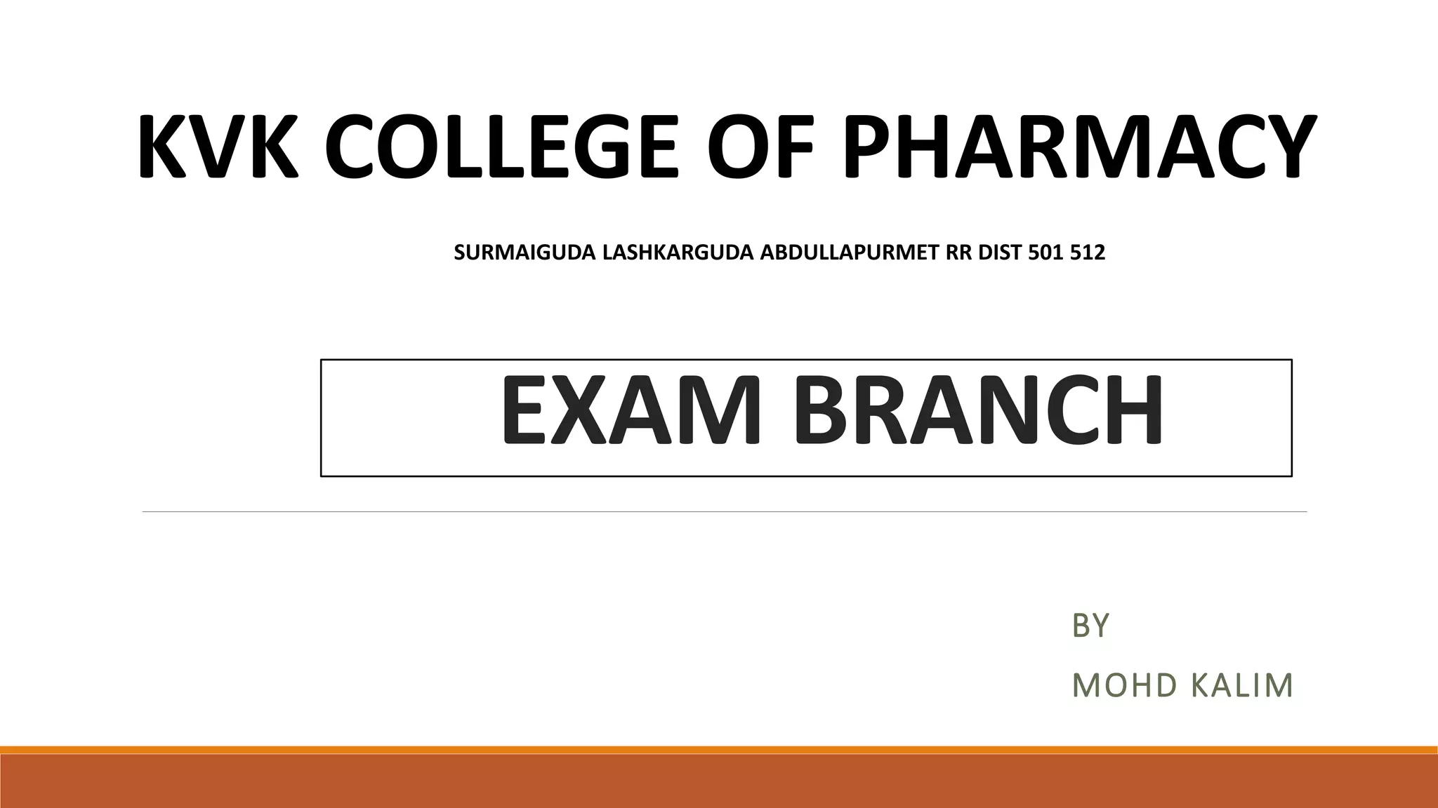 EXAM BRANCH.pptx