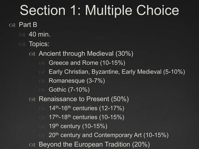 AP Art History Exam Breakdown | PPT