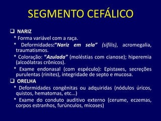 Exame fisico cabeça e pescoço | PPTX