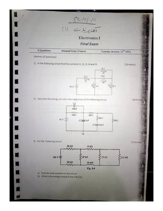 Exam electronics | PDF