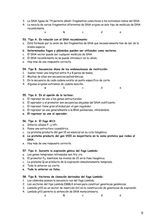 Examen de-biologia-molecular | DOC