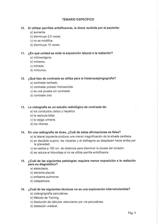 Examen tec-radiodiag | PDF