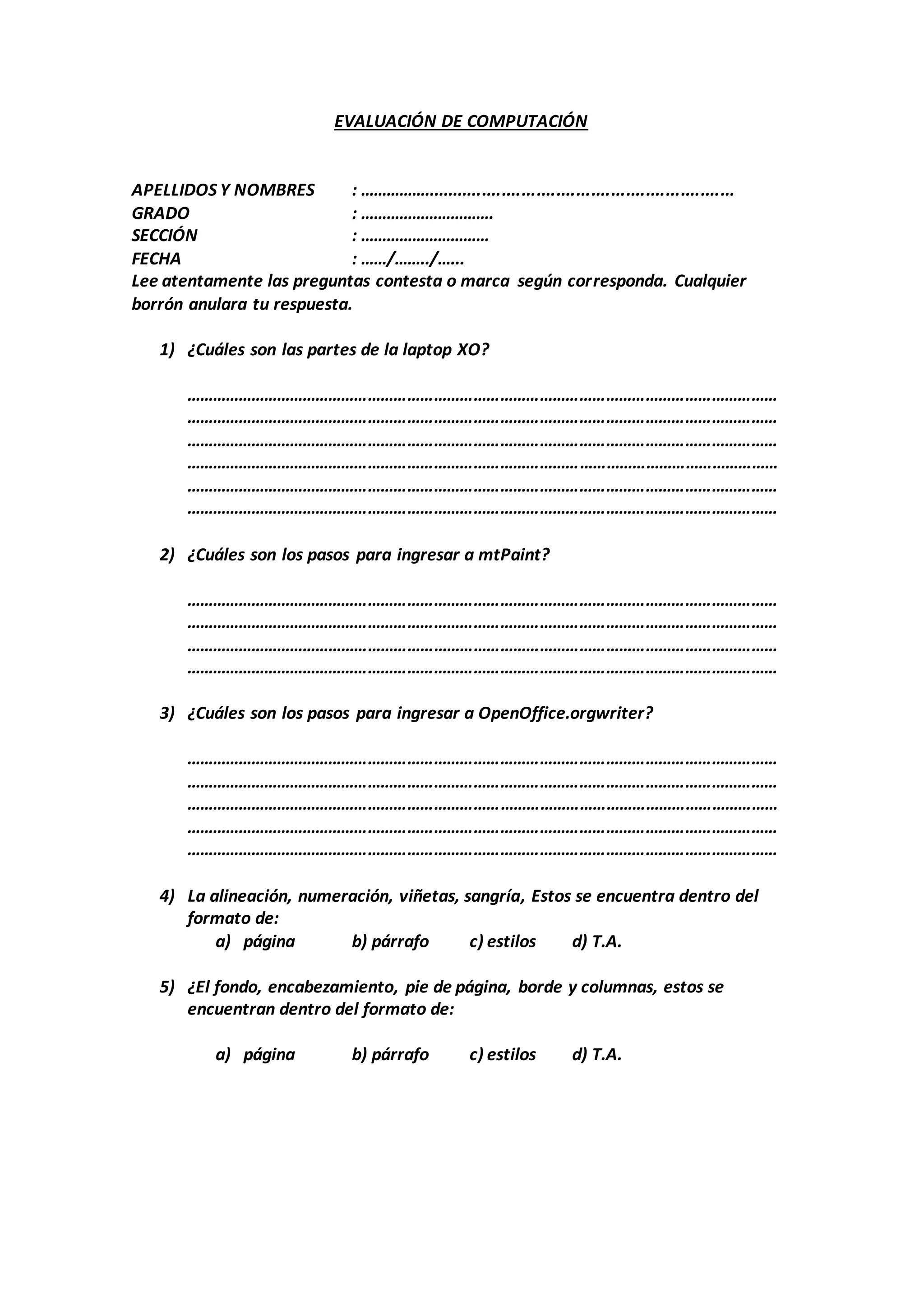 Examen De Ept | PDF
