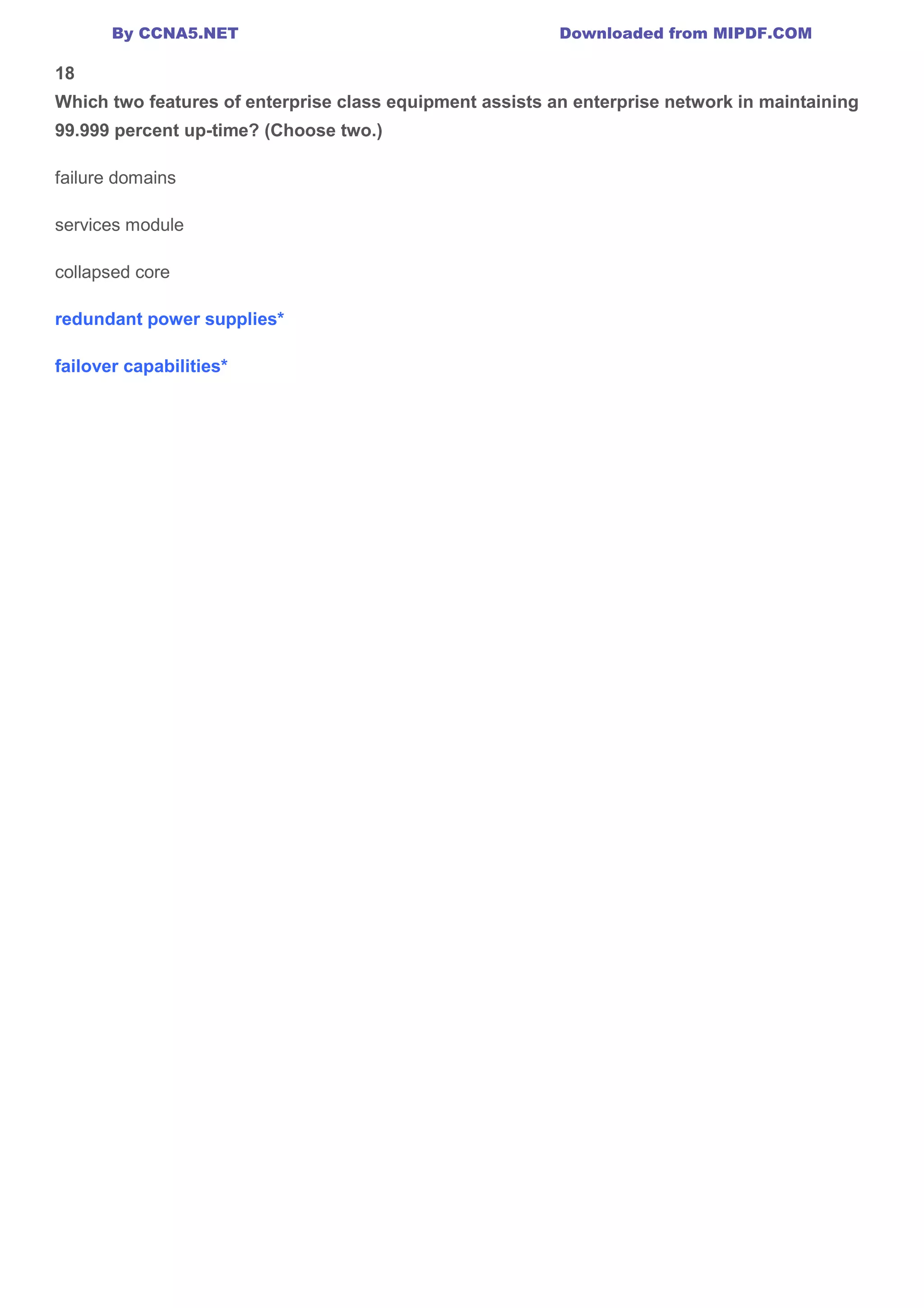 Examen1ccna3v5.0 | PDF