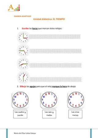 Examen adaptado | PDF