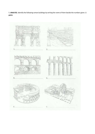 Examen ancient rome | DOCX
