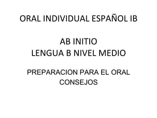 Examen bi guia ib exam spanish guide 2013 | PDF