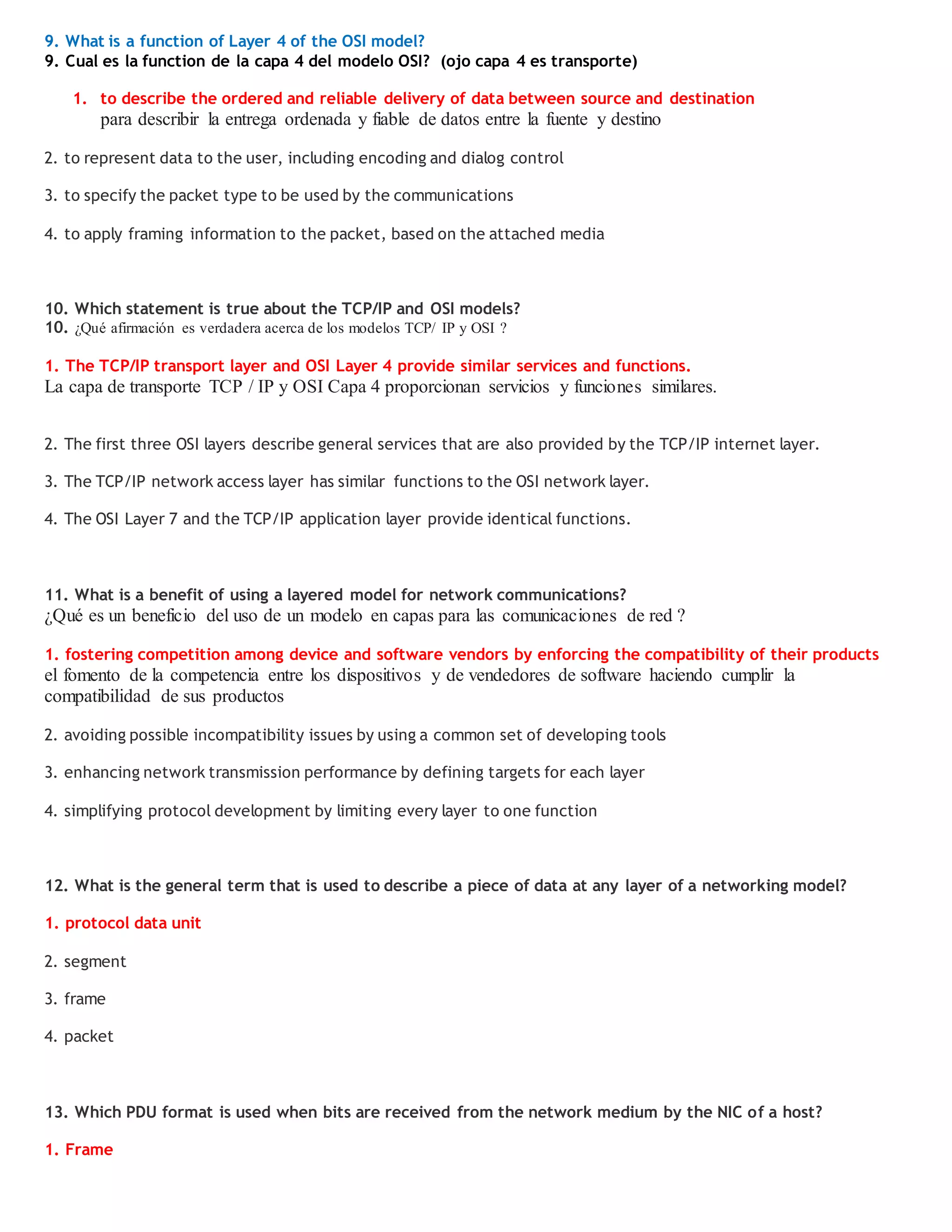 Examen capitulo 3 ccna1 | DOCX