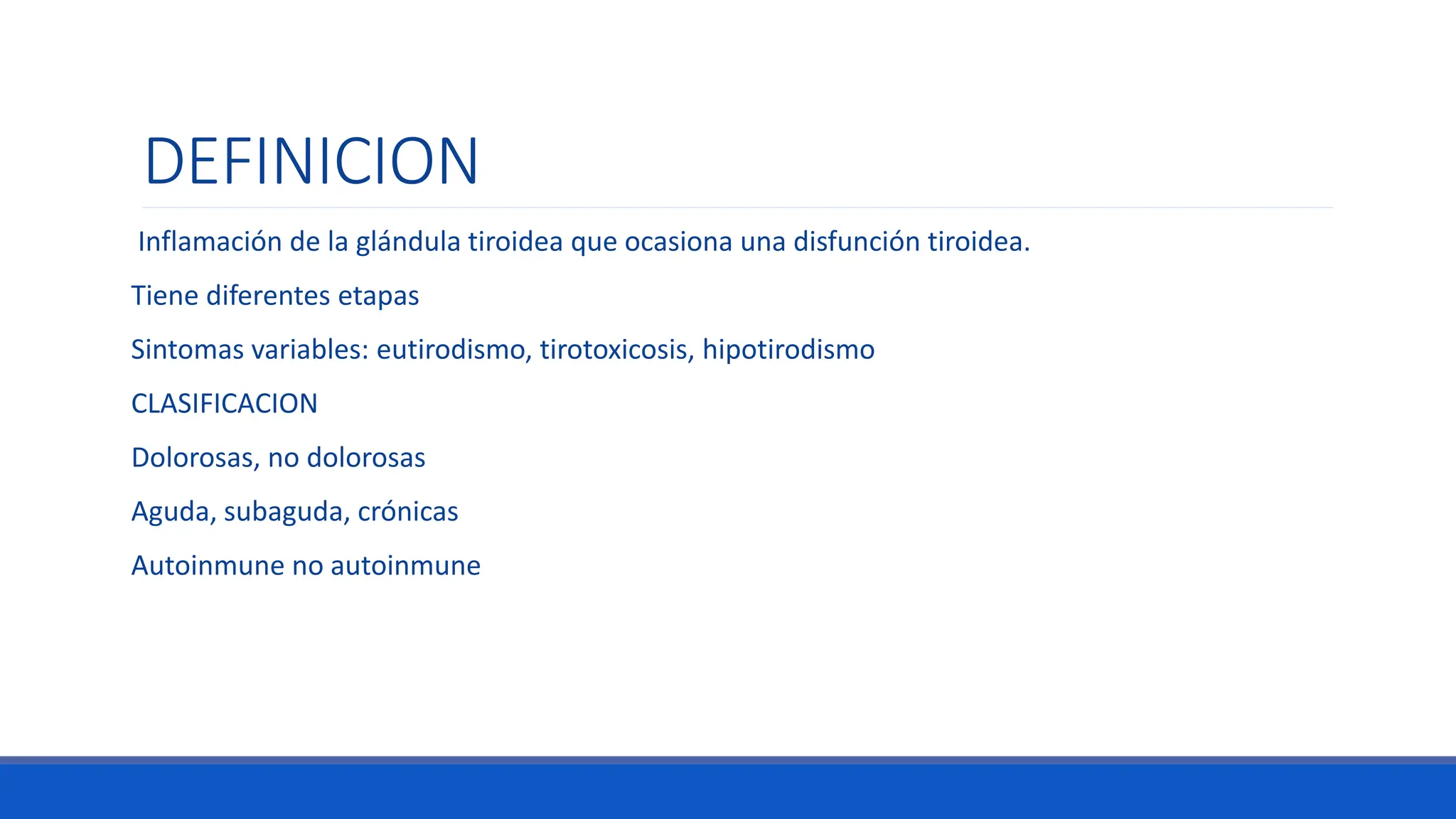 tiroiditis, revision de enfermedades tiroideas | PPT