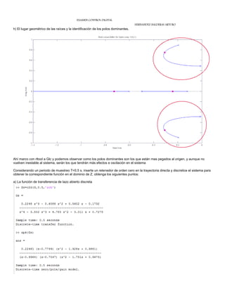 EJERCICIO - EXAMEN OGATA DIGITAL CONTROL | PDF