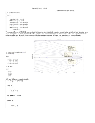 EJERCICIO - EXAMEN OGATA DIGITAL CONTROL | PDF