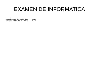 Examen de inf | ODP